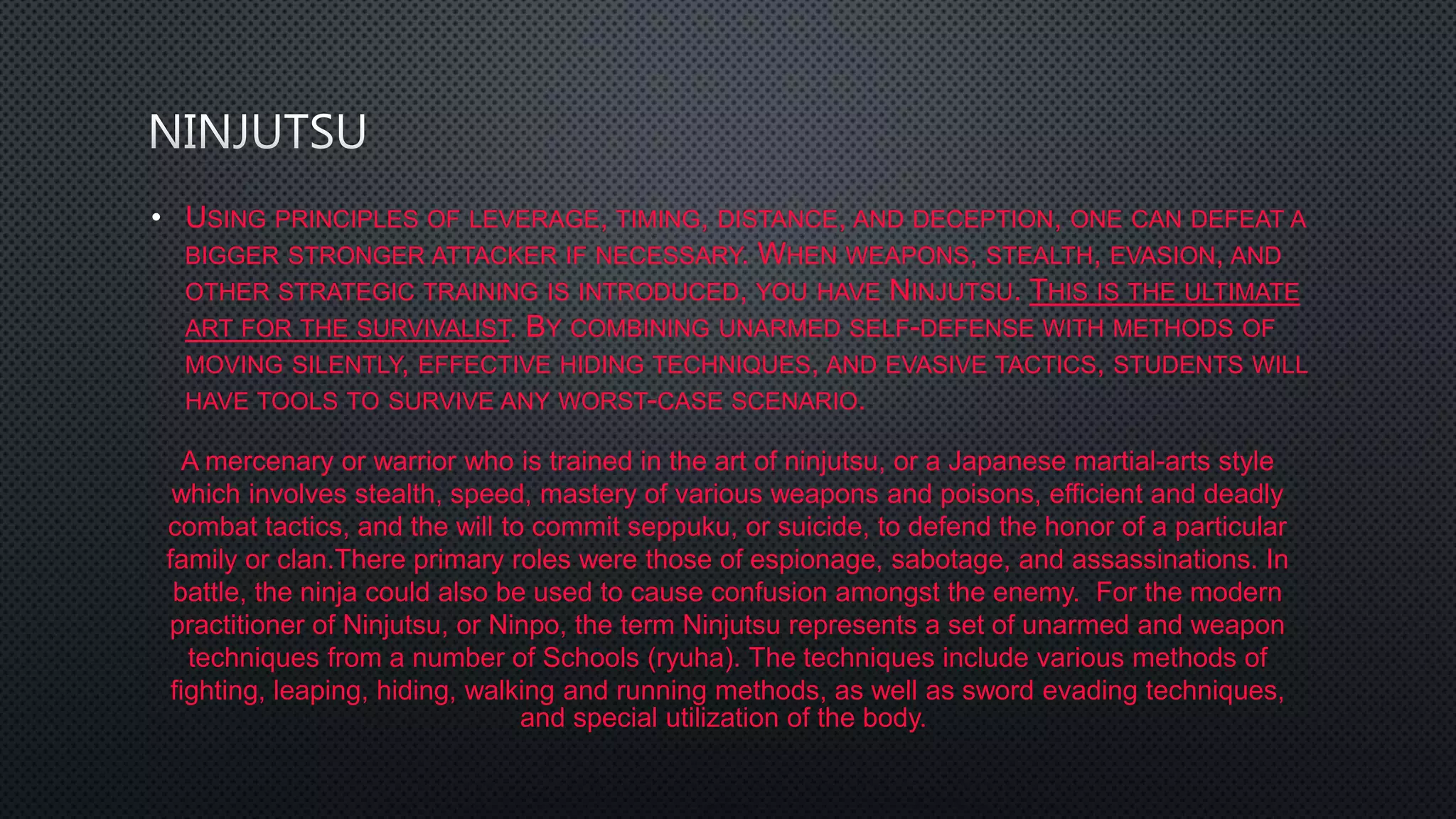 Shinobi society | PPTX