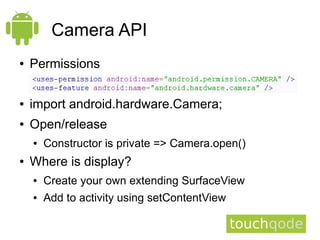 Android Camera | PDF