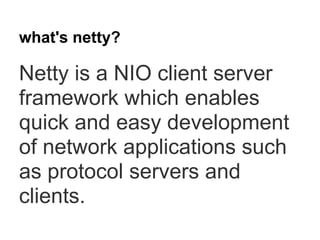 Netty - a pragmatic introduction | PDF | Computer Networking | Computing