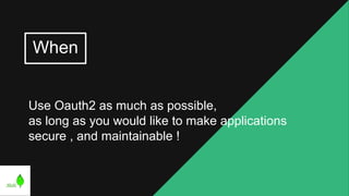 OAuth2 & OpenID Connect with Spring Security | PPT