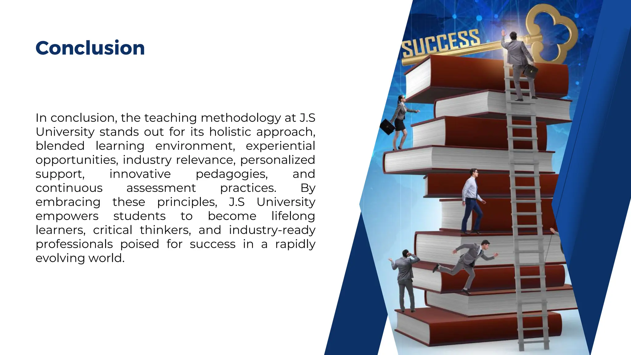 The Unique Teaching Methodology at J.S University | PPT