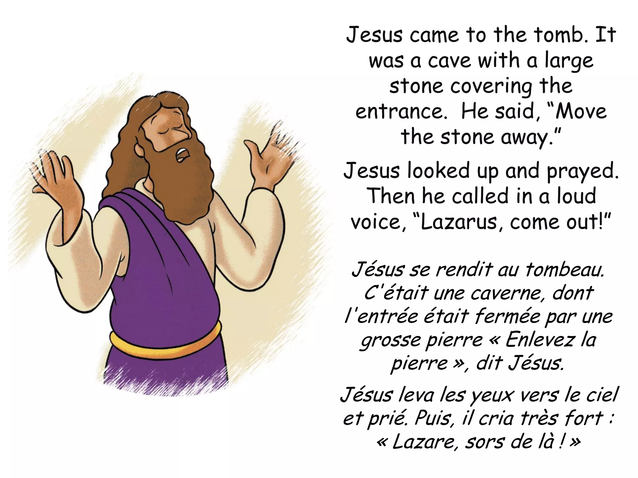 Jésus ressuscite lazare - jesus raises lazarus | PDF