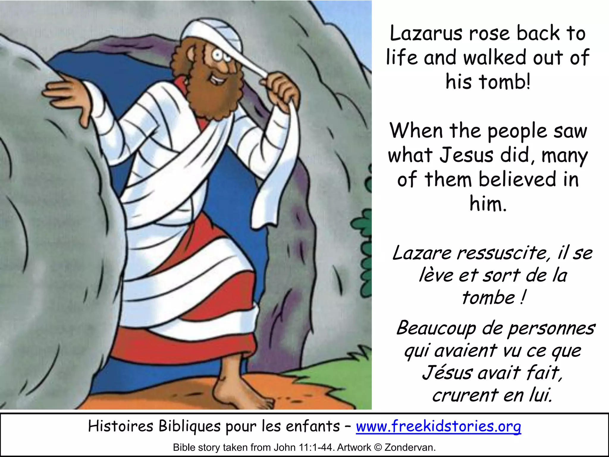 Jésus ressuscite lazare - jesus raises lazarus | PDF