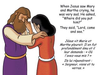 Jésus ressuscite lazare - jesus raises lazarus | PDF