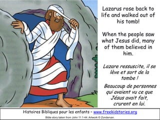 Jésus ressuscite lazare - jesus raises lazarus | PDF