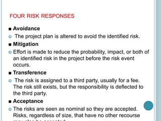 Project risk management | PPTX