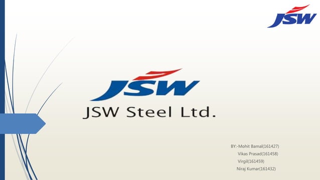 JSW- Steel Plant -Operation process -TMT | PPTX | Commodities | Economy