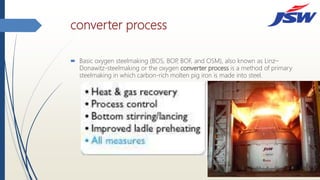 JSW- Steel Plant -Operation process -TMT | PPTX