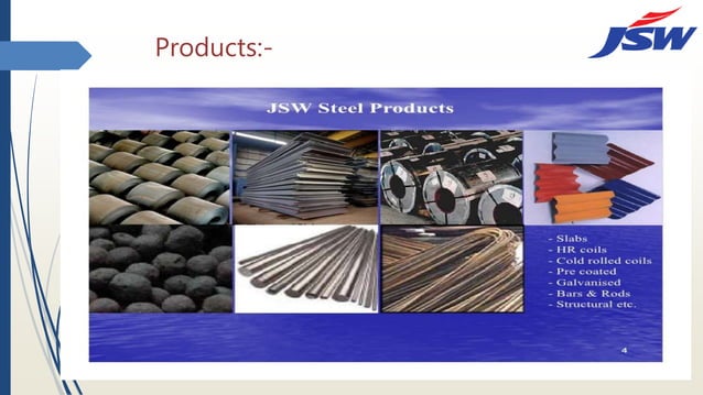 JSW- Steel Plant -Operation process -TMT | PPTX | Commodities | Economy