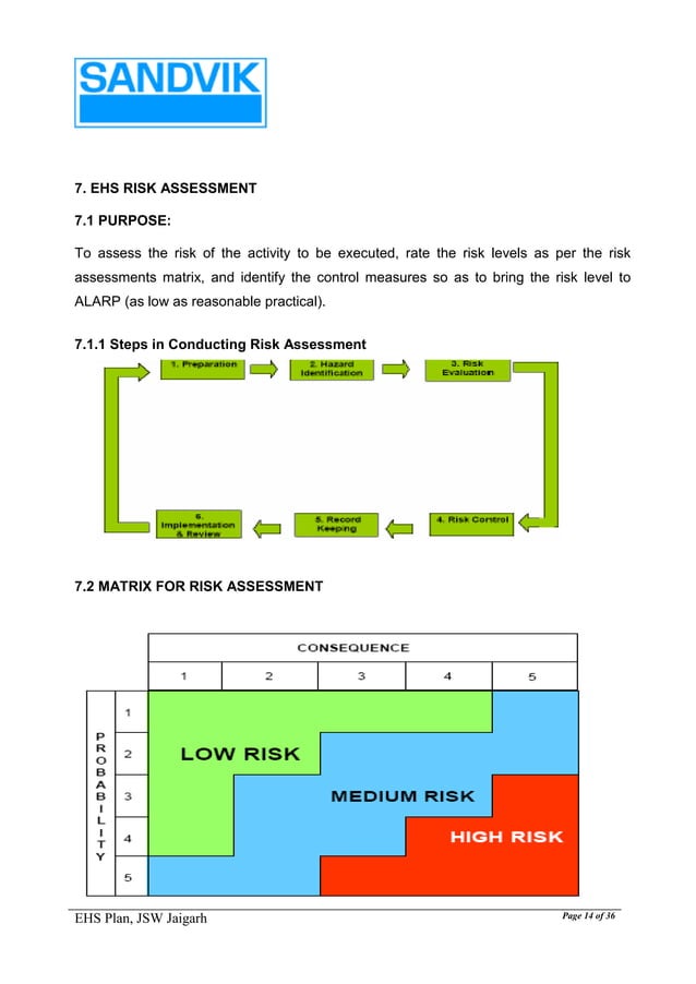 Project EHS Plan | PDF