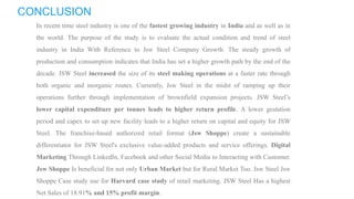 JSW STEEL LTD.PRESENTATION | PPTX
