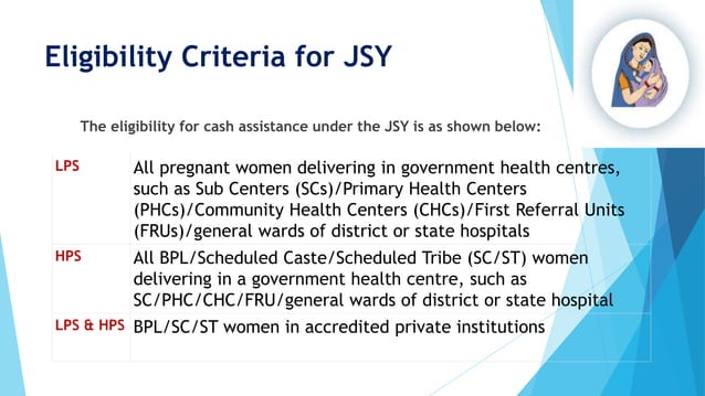 Jsy (Janani Suraksha Yojana) | PPTX