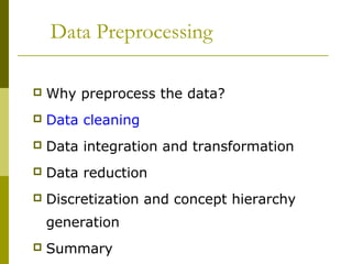 Data preprocessing | PPT