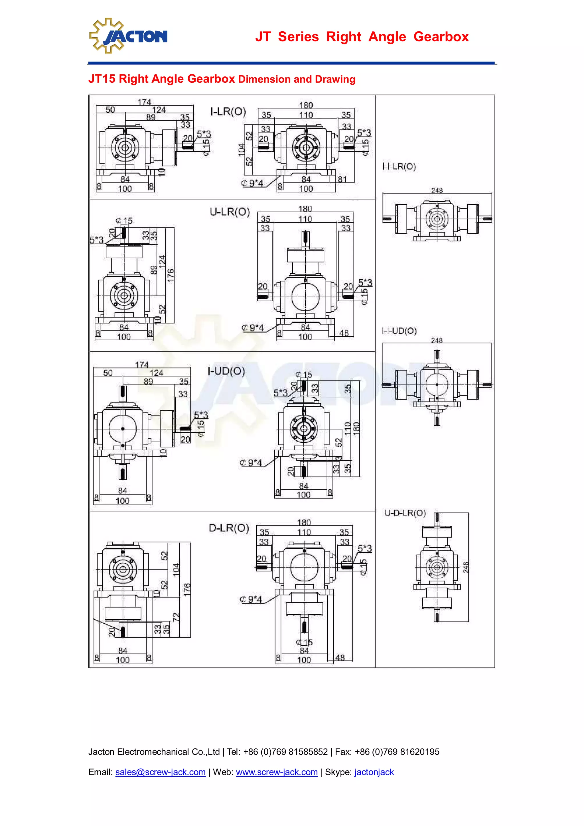 Jt15 1 to 1 ratio right angle gearbox,1 1 90 deg gear box,90 degree ...