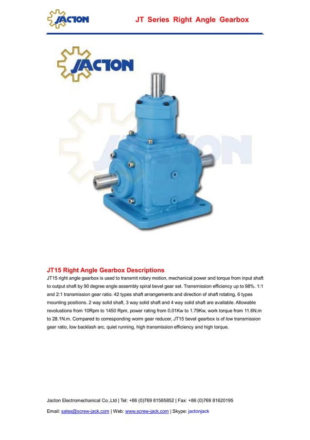 Jt15 1 to 1 ratio right angle gearbox,1 1 90 deg gear box,90 degree ...