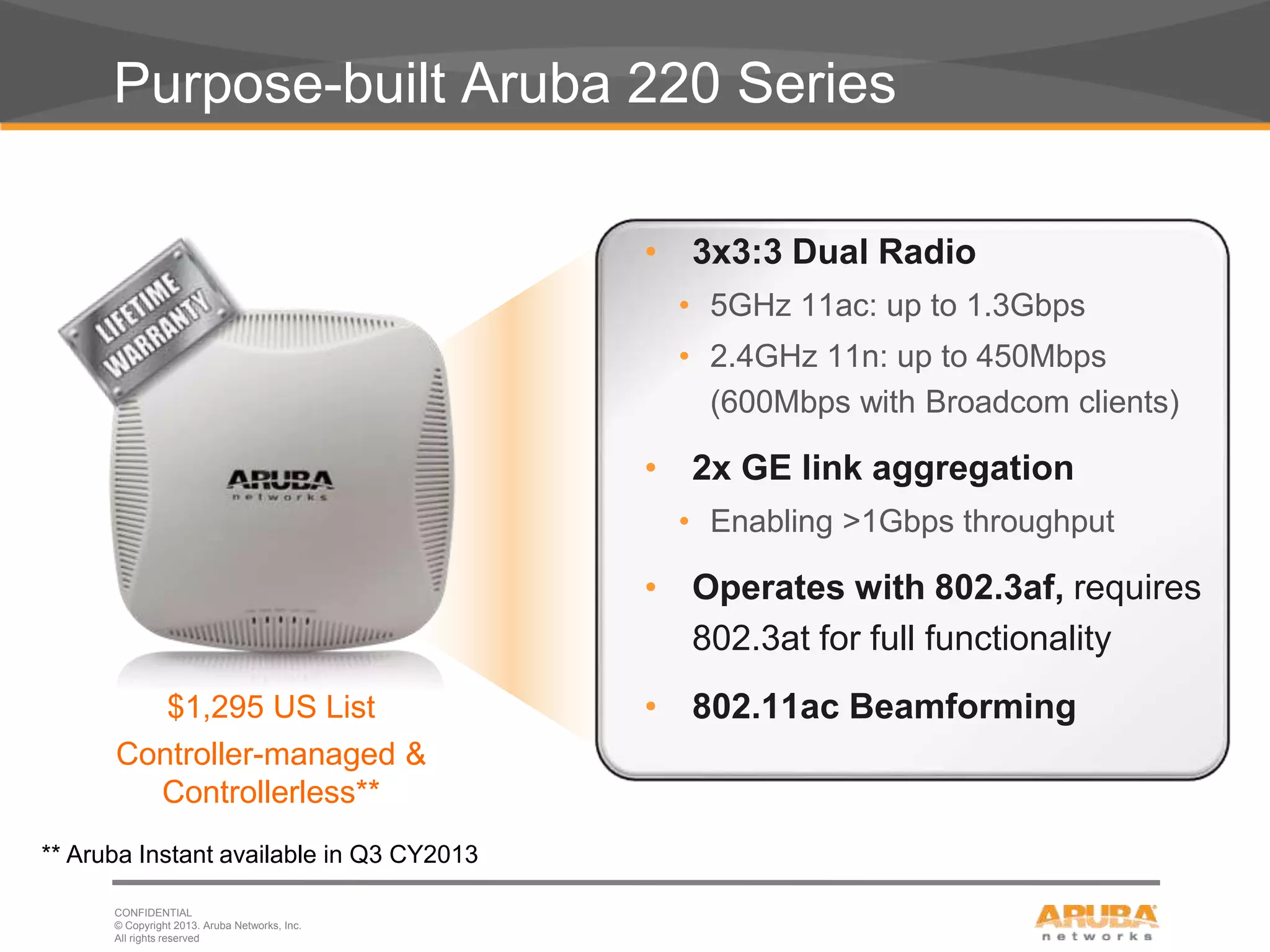 aruba network | PPTX