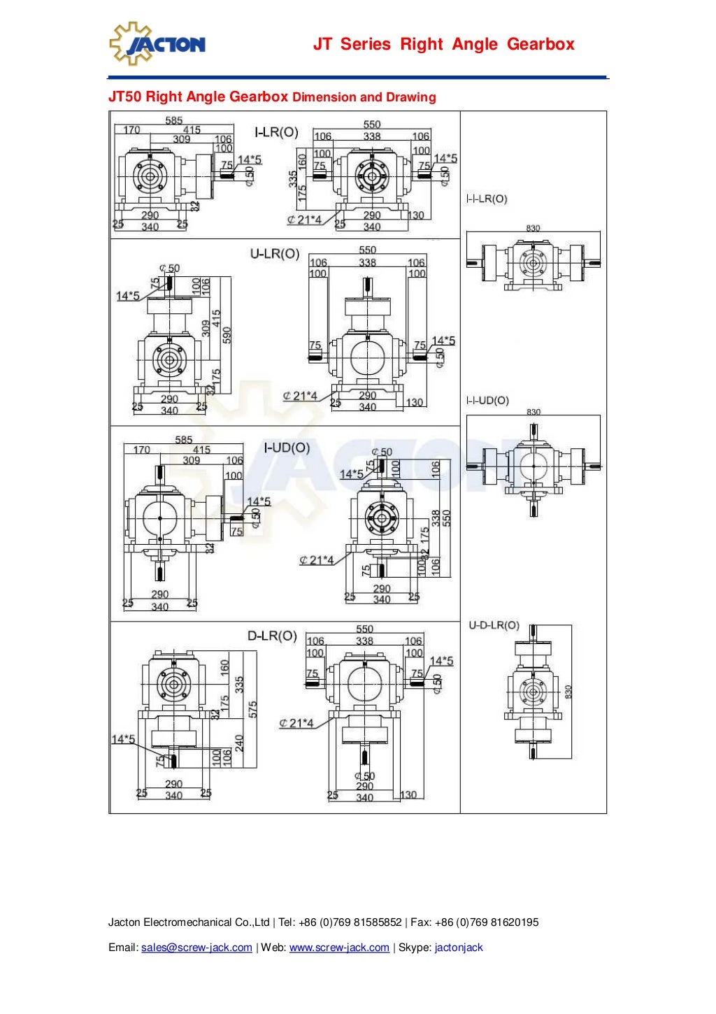 Jt50 1 to 1 ratio right angle gearbox,small 90 degree gear box ...