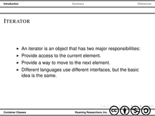 Container Classes | PDF