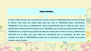 JTABLE | PPTX