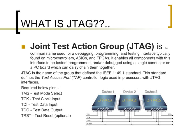 Jtagppt | PPTX | Computing | Technology & Computing