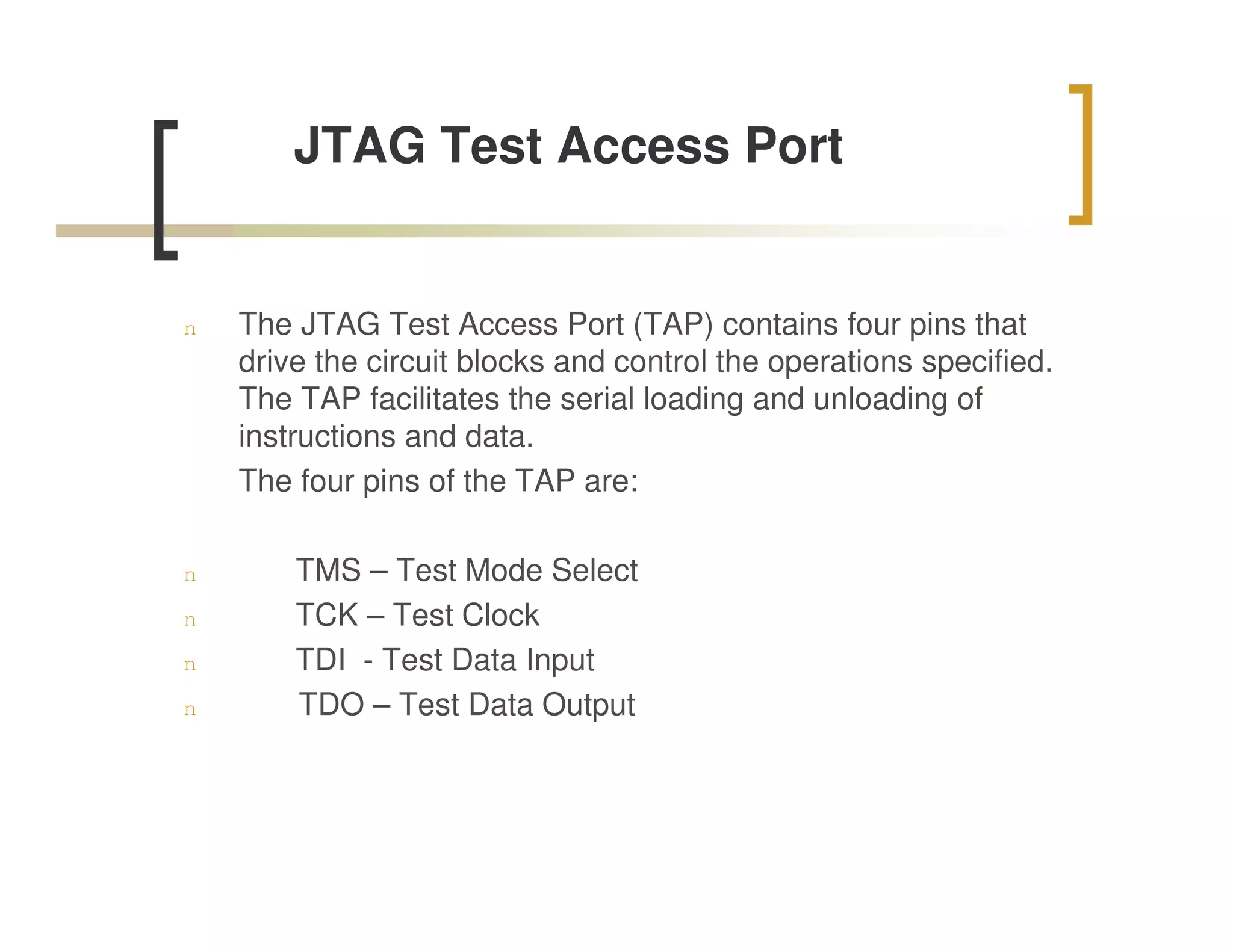 Jtag presentation | PDF