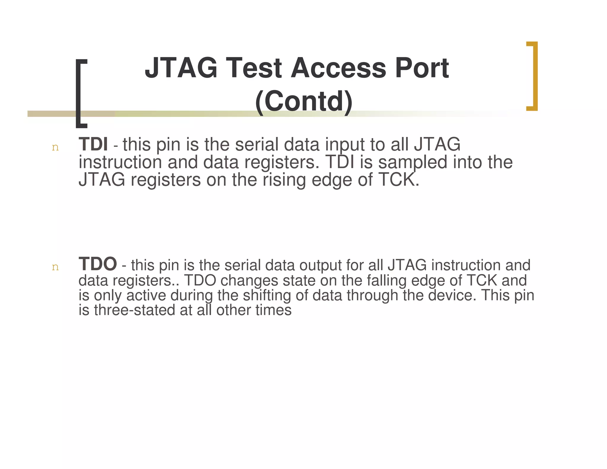 Jtag presentation | PDF