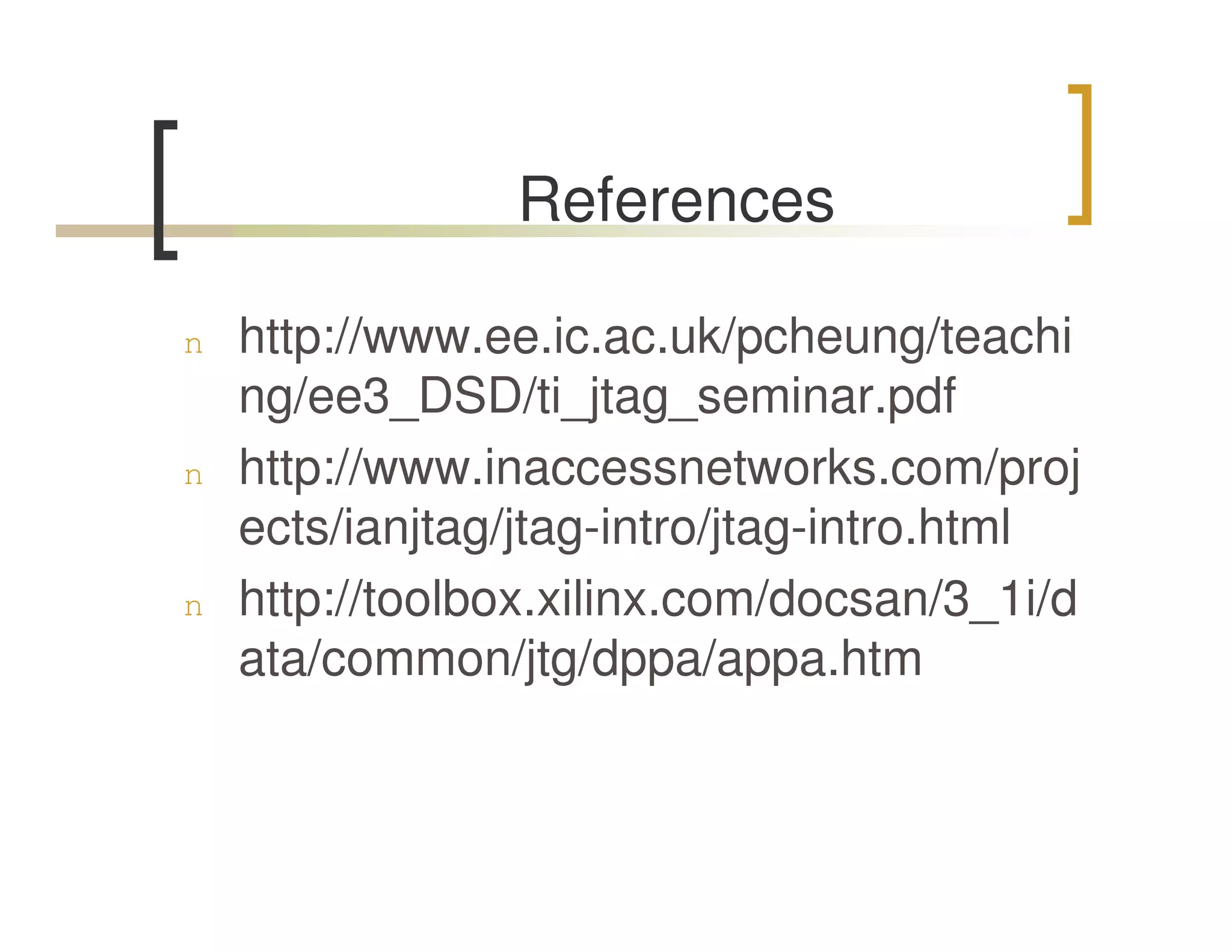 Jtag presentation | PDF