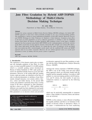 Jute fibre grading using hybrid AHP-TOPSIS .pdf
