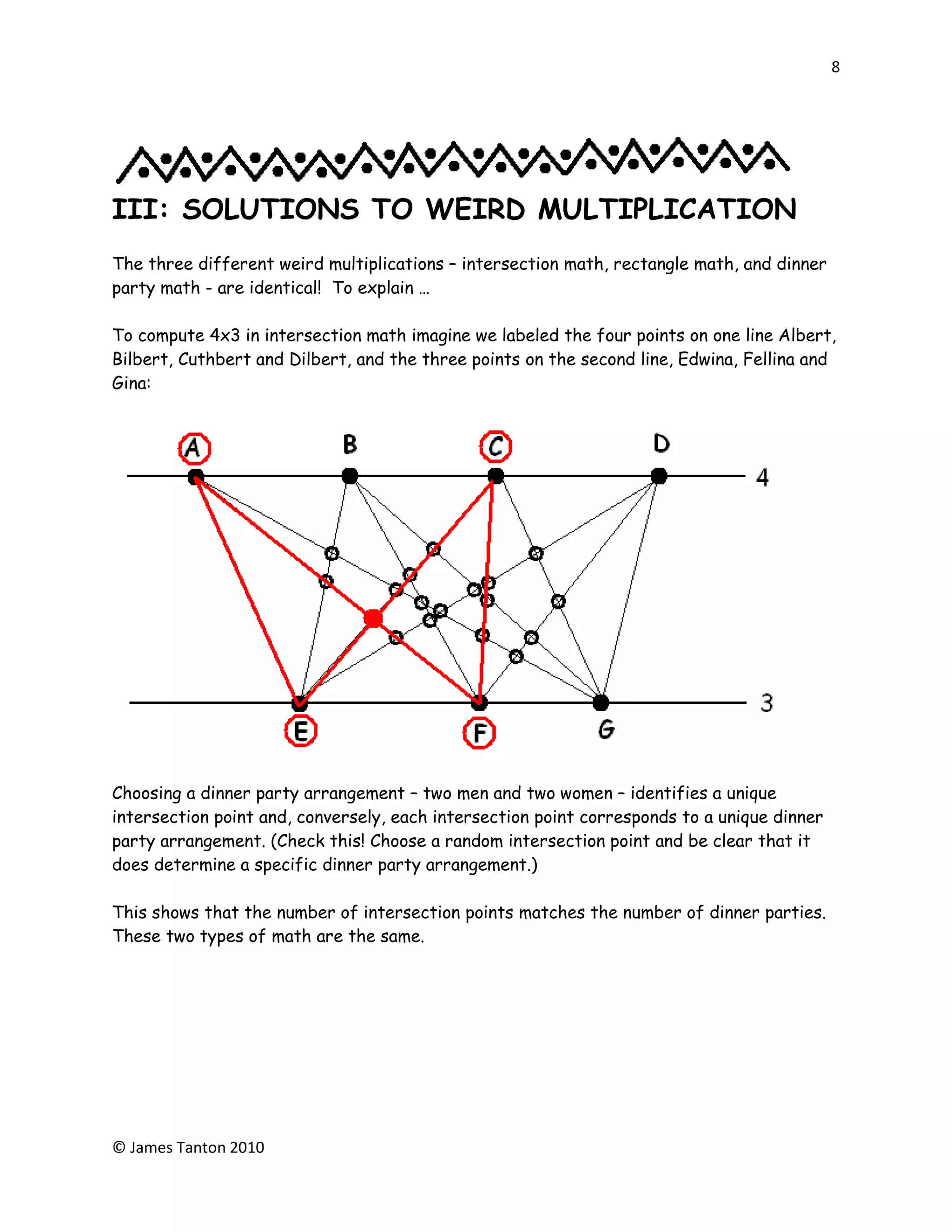 Intersection math | PDF