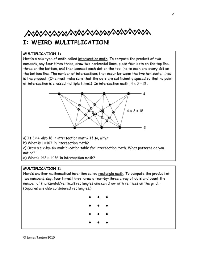 Intersection math | PDF