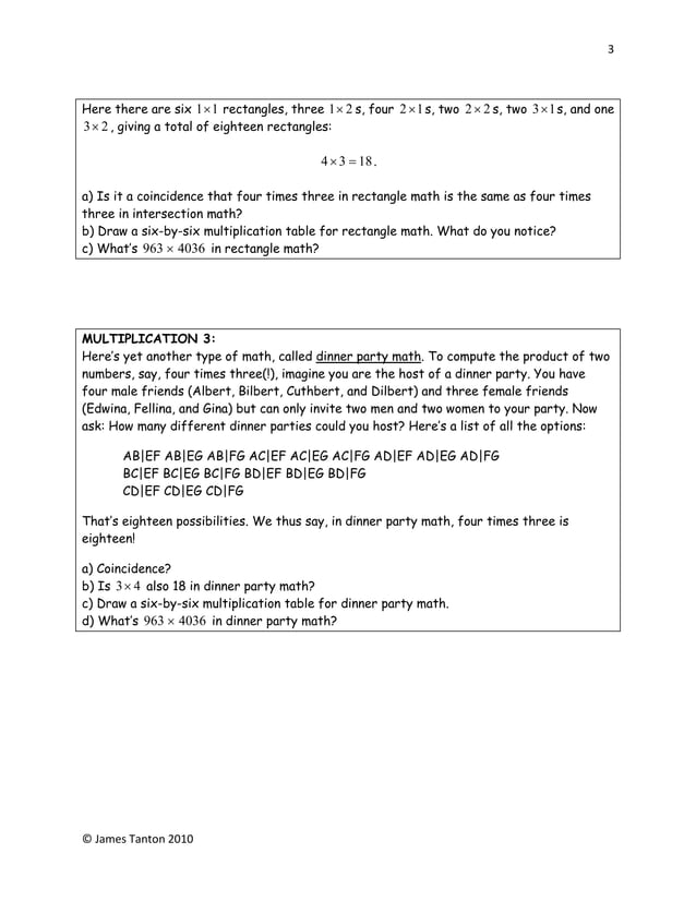 Intersection math | PDF
