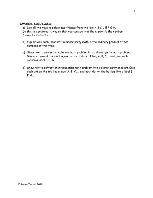 Intersection math | PDF