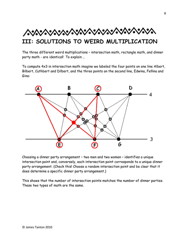 Intersection Math | Pdf