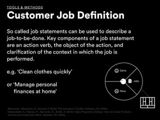 Designing products against customer jobs | PDF