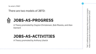 Jobs to be Done - Outcome-driven Innovation | PDF