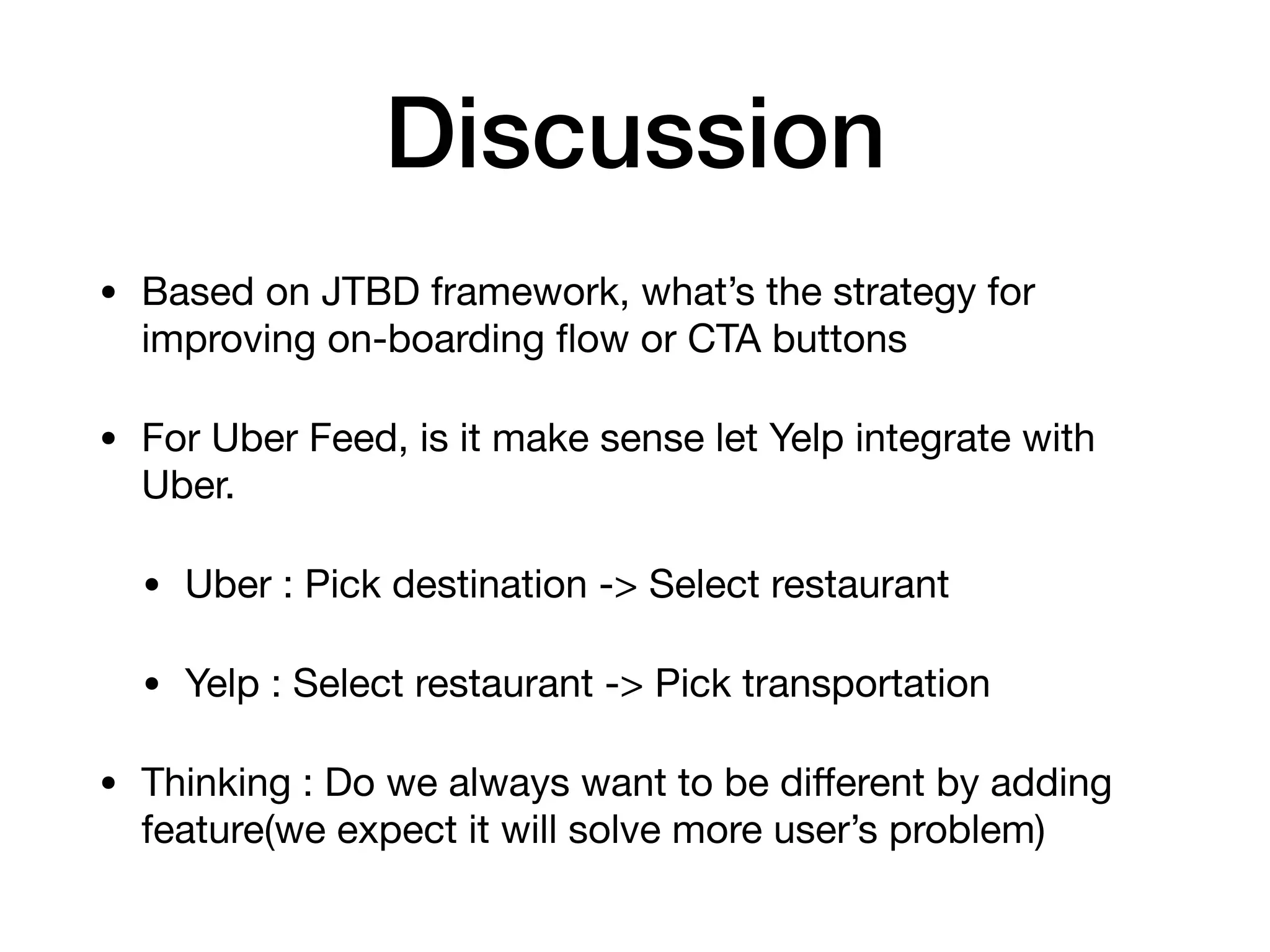 JTBD case study : Uber Rider App | PDF