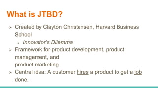 Introduction to Jobs to Be Done | PPTX
