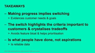Sydney JTBD meetup - the 4 forces of progress | PPTX