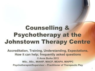 JTC - What Is Psychotherapy? by Anne Burke | PDF