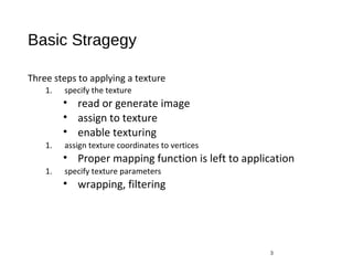 OpenGL Texture Mapping | PPT