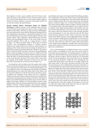 Auxetic Textile Materials - A review | PDF