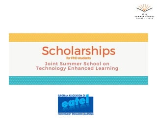 EATEL Summer School on Technology Enhanced learning Jtelss18 | PPT