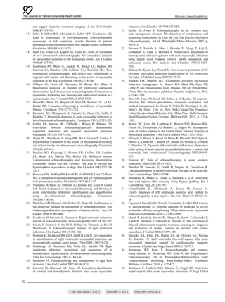 The role of Echocardiography In coronary artery disease and Acute ...