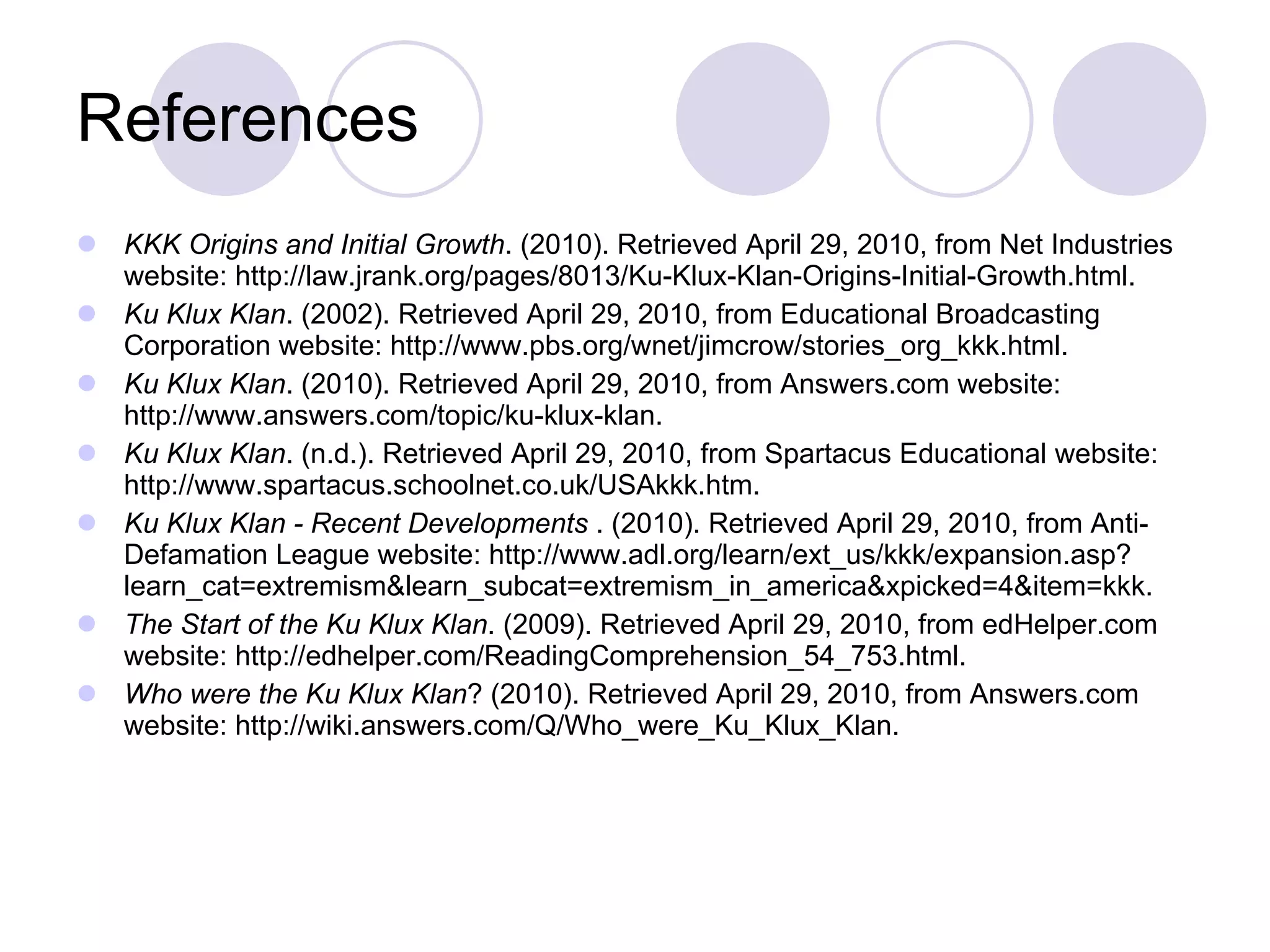 J:\The Ku Klux Klan | PPT