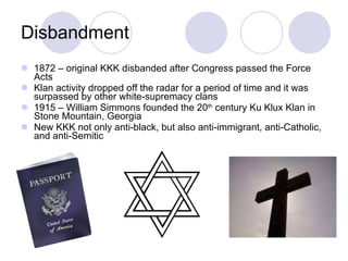 J:\The Ku Klux Klan | PPT