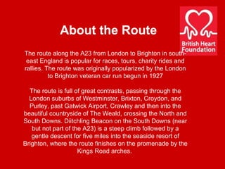 BHF - London to Brighton Cycle Ride | PPT