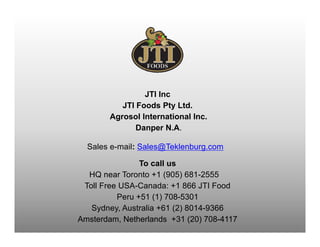 Jti Foods V.2.2 | PDF