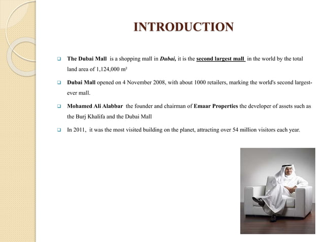 Ppt on the_dubai_mall_ppt | PPTX