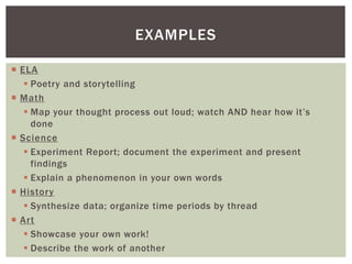 J tonello voice thread ppt | PPT