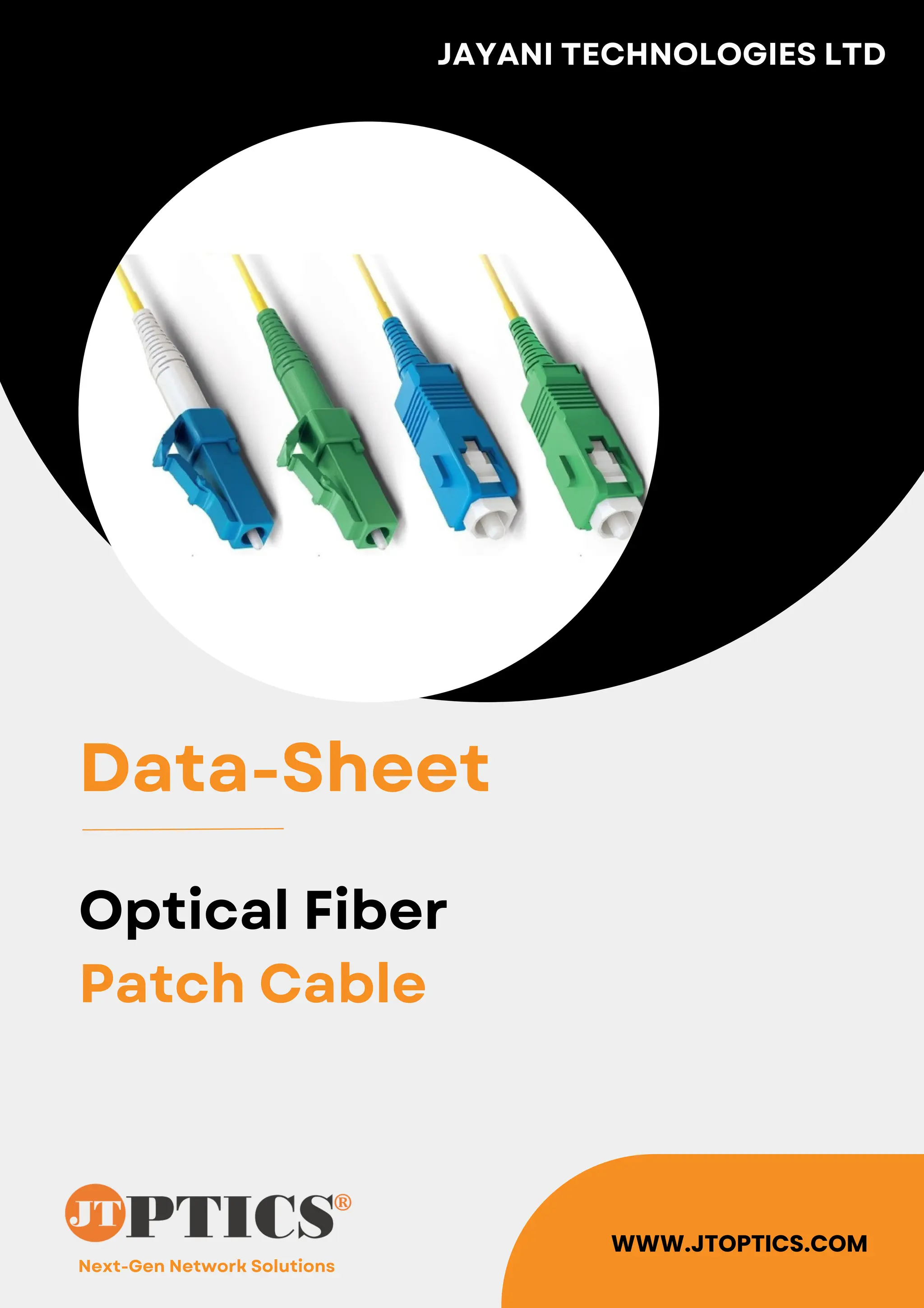 Optical Patch Cords LC, SC Patch Cables Data Sheet By JTOPTICS | PDF
